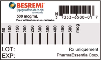 Importation de BESREMi (ropeginterféron alfa-2b-njft) en solution ...