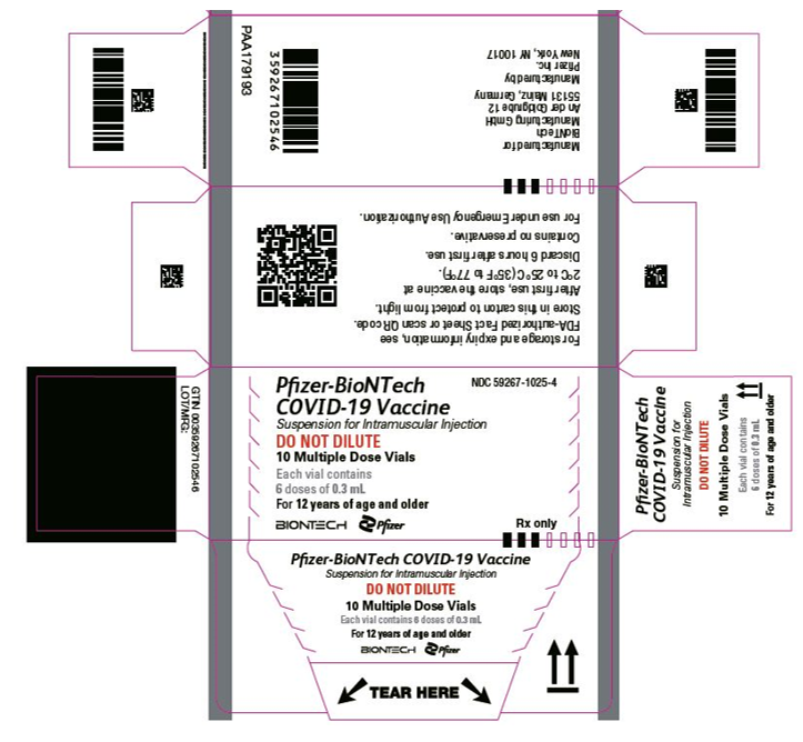 COMIRNATY (COVID-19 Vaccine, mRNA, also referred to as Pfizer-BioNTech ...