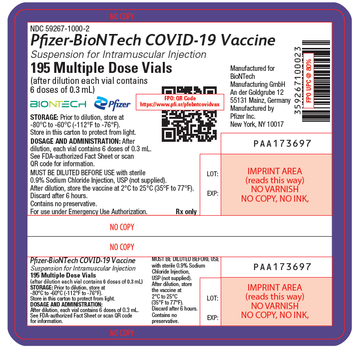 COMIRNATY (COVID-19 Vaccine, mRNA, also referred to as Pfizer-BioNTech ...