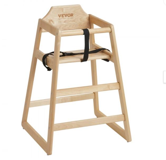 VEVOR Wooden High Chair for Babies &Toddlers recalled due to entrapment ...